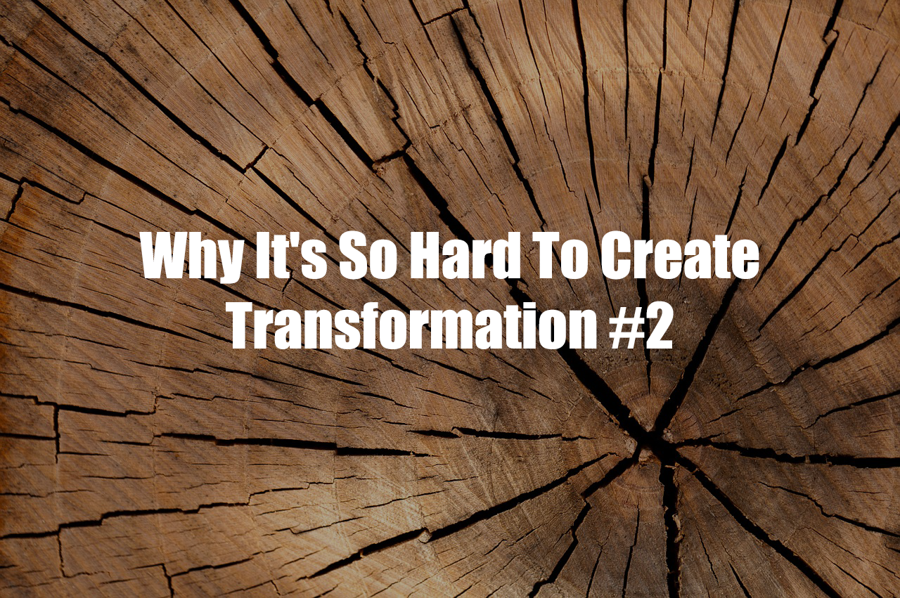 Why It’s So Hard To Create Transformation #2 — MindMAPCoach.Com